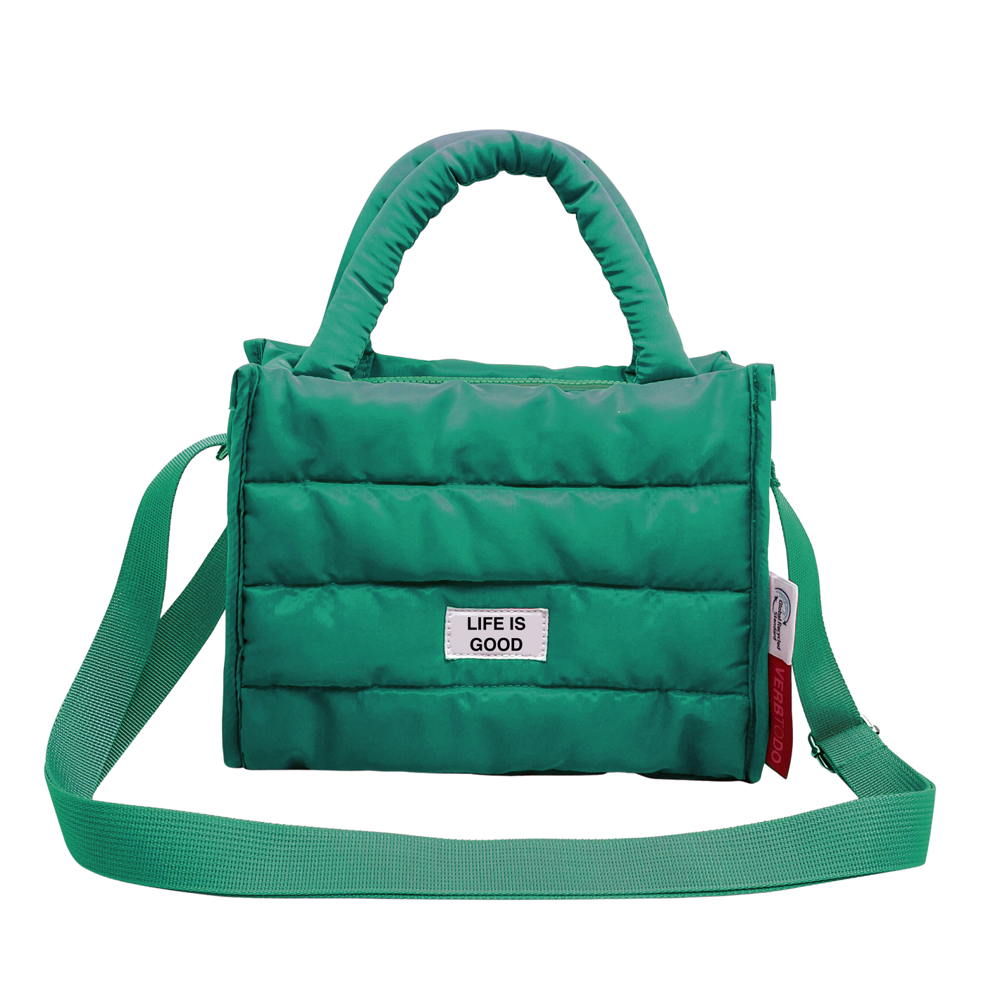 Hand bag verb to do green – Verb To Do